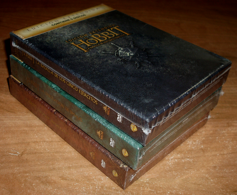 The Hobbit The Trilogy (The Hobbit) Extended Edition 15 DVD New Sealed ...