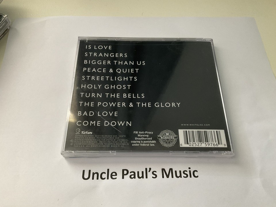 Ritual by White Lies (CD, Jan-2011, Geffen) Brand New Sealed ...