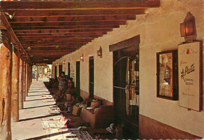 Postcard Displayed Goods at Old Town Plaza Albuquerque New Mexico, NM ...