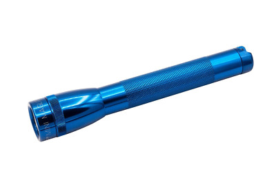 Mini Maglite 2-Cell AA Flashlight Blue Kit with Clip Anti-Roll Ring ...