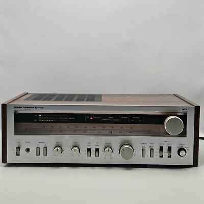MCS 3248 Stereo Receiver Vintage 45W AM/FM Phono Aux 1980s Wood Case ...