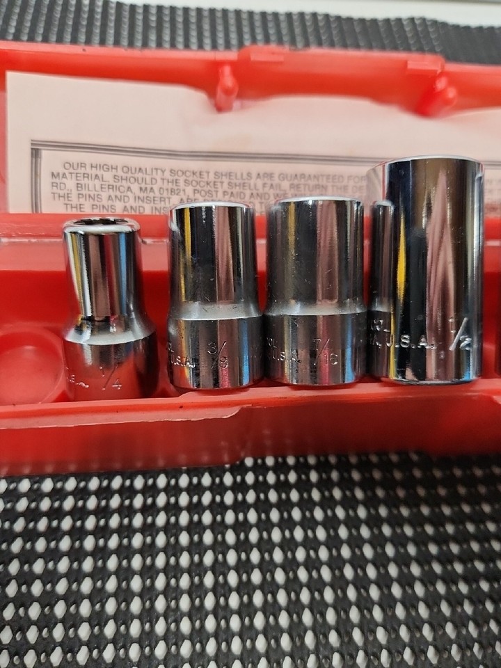 Vintage Metek Tool 3/8" Drive Grip Socket Set missing 1 (Grip-Tite) | eBay