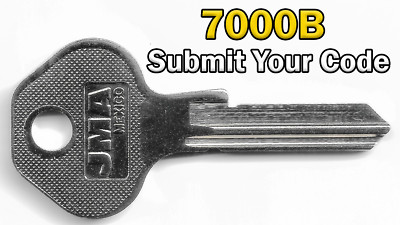Master Lock Pro Series (7000B) Code Cut Key | Send Your Code, We Cut It ...