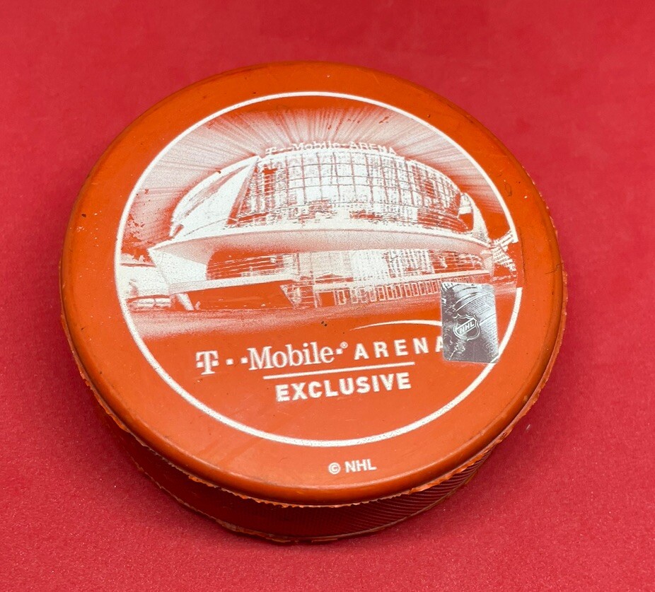 Vegas Golden Knights ORANGE Poker Chip Puck T-Mobile Exclusive- RARE ...