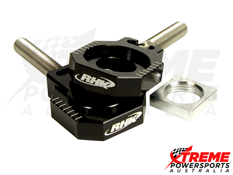 RHK MX LOLLIPOP AXLE BLOCK KIT BLACK KAWASAKI KX125 KX250 KX 125 250 ...