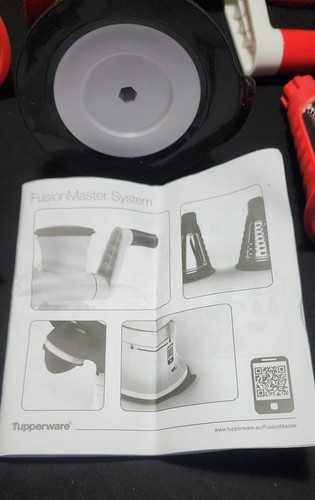 Tupperware Fusion Master System Shredder Grater Accessory With Base! | eBay