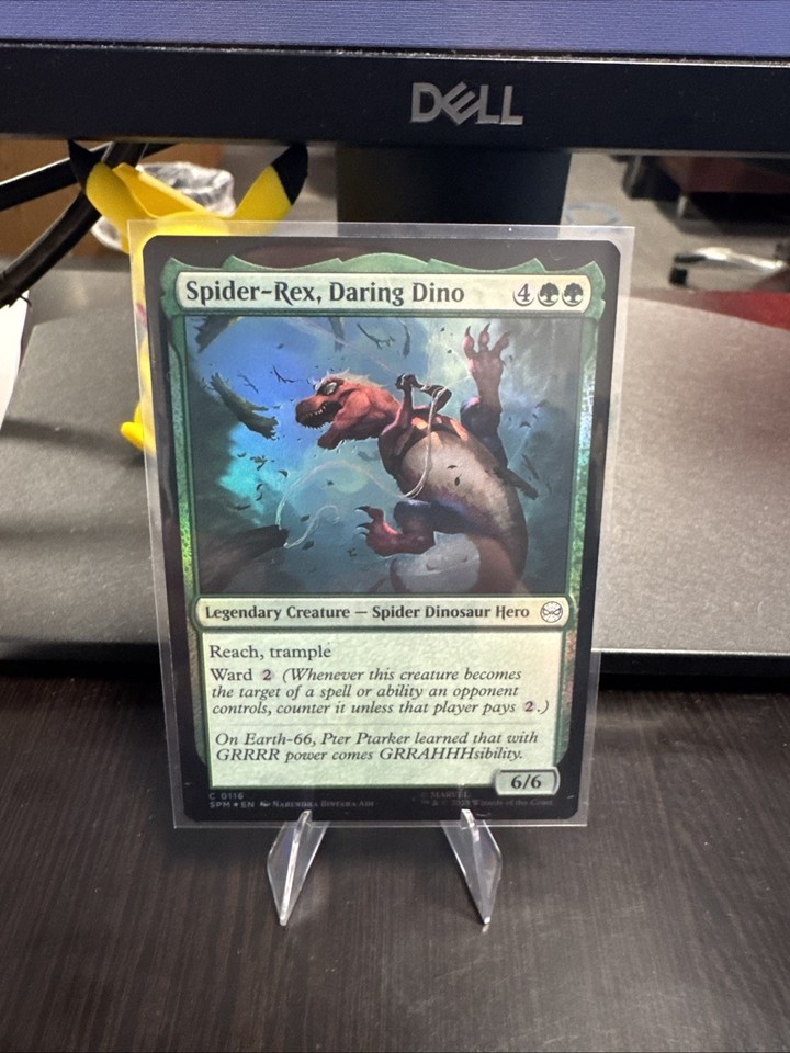 MTG Spider-Man *FOIL* C Spider-Rex, Daring Dino #0116 Free Ship | eBay