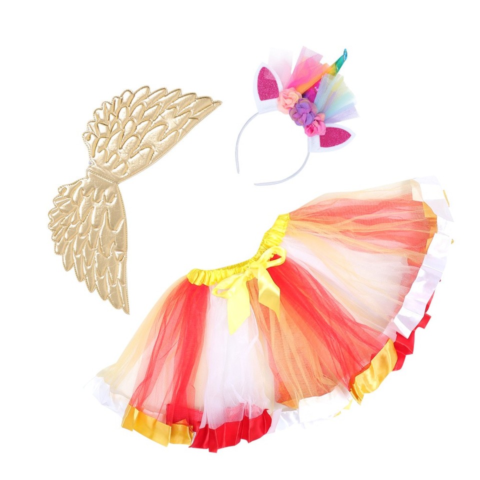 1 Set Lovely Angel Cosplay Costumes Cloth Performance Costume for Girls ...