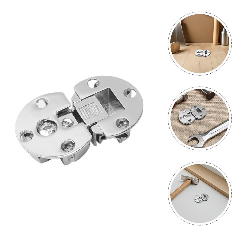 4pcs Fall Flap Hinge 90 Degree Page Turning Adjustable Cabinet Door ...