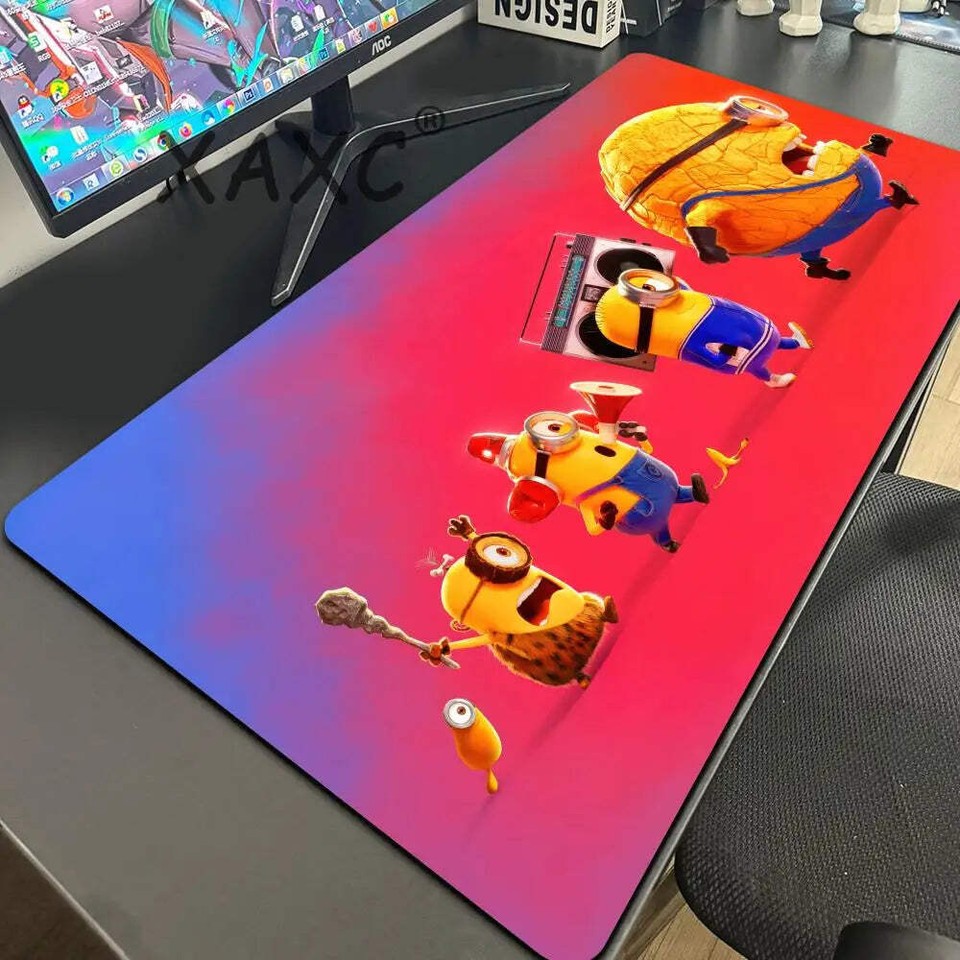 Cartoon Anime M-Minions Mouse Pad Mouse Gamer Gaming Pad Office ...