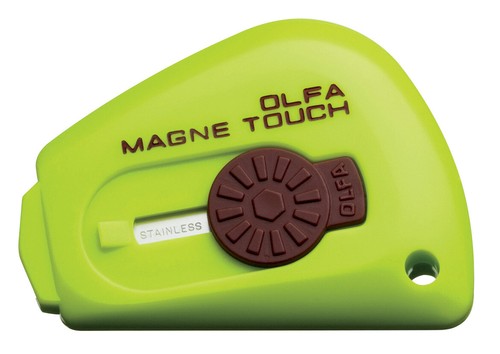 1x OLFA Magne Touch Box Cutter Small Boxcutters Stainless Steel Travel ...