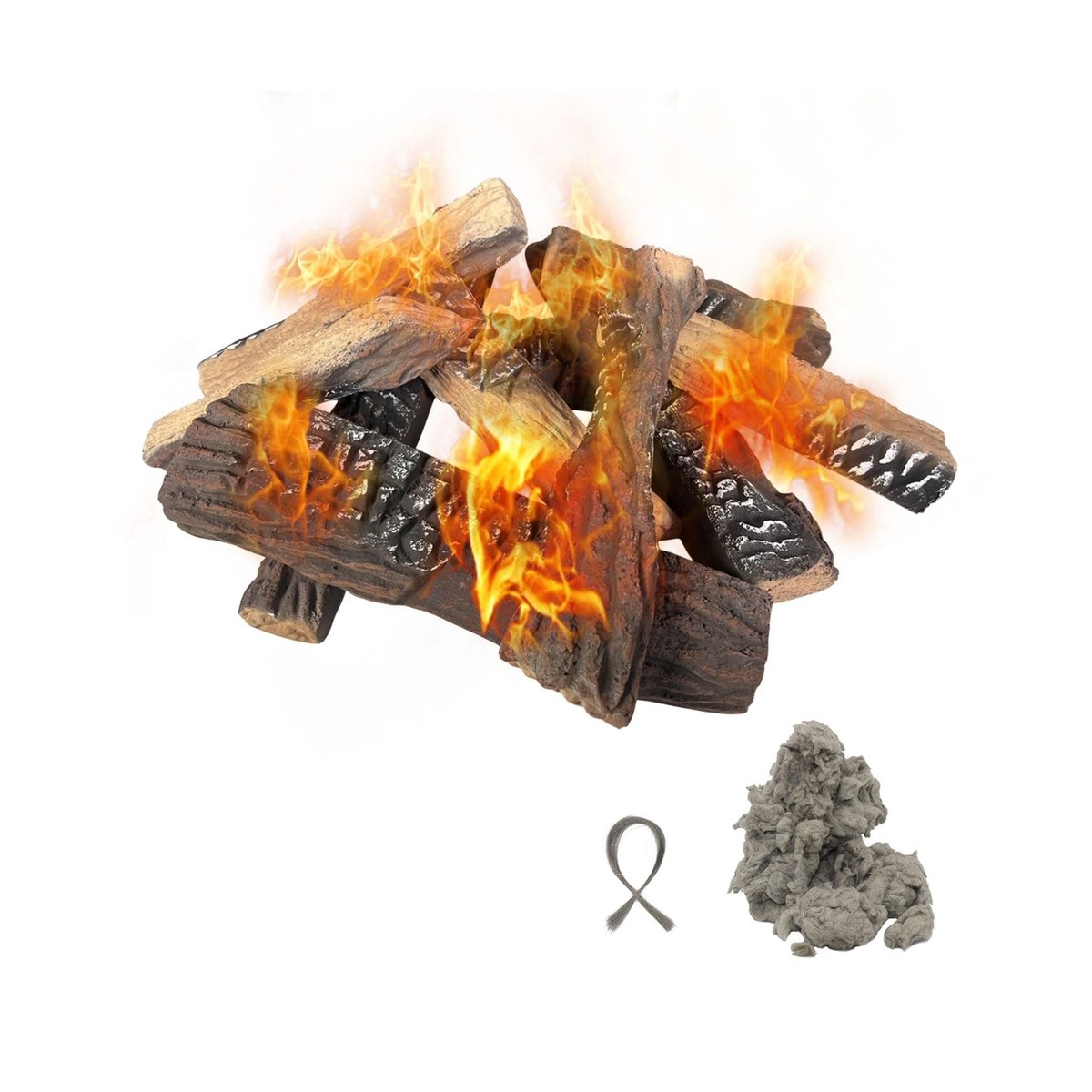 Ceramic Fireplace Logs Skyflame Gas Fireplace Logs 4 Small Ceramic