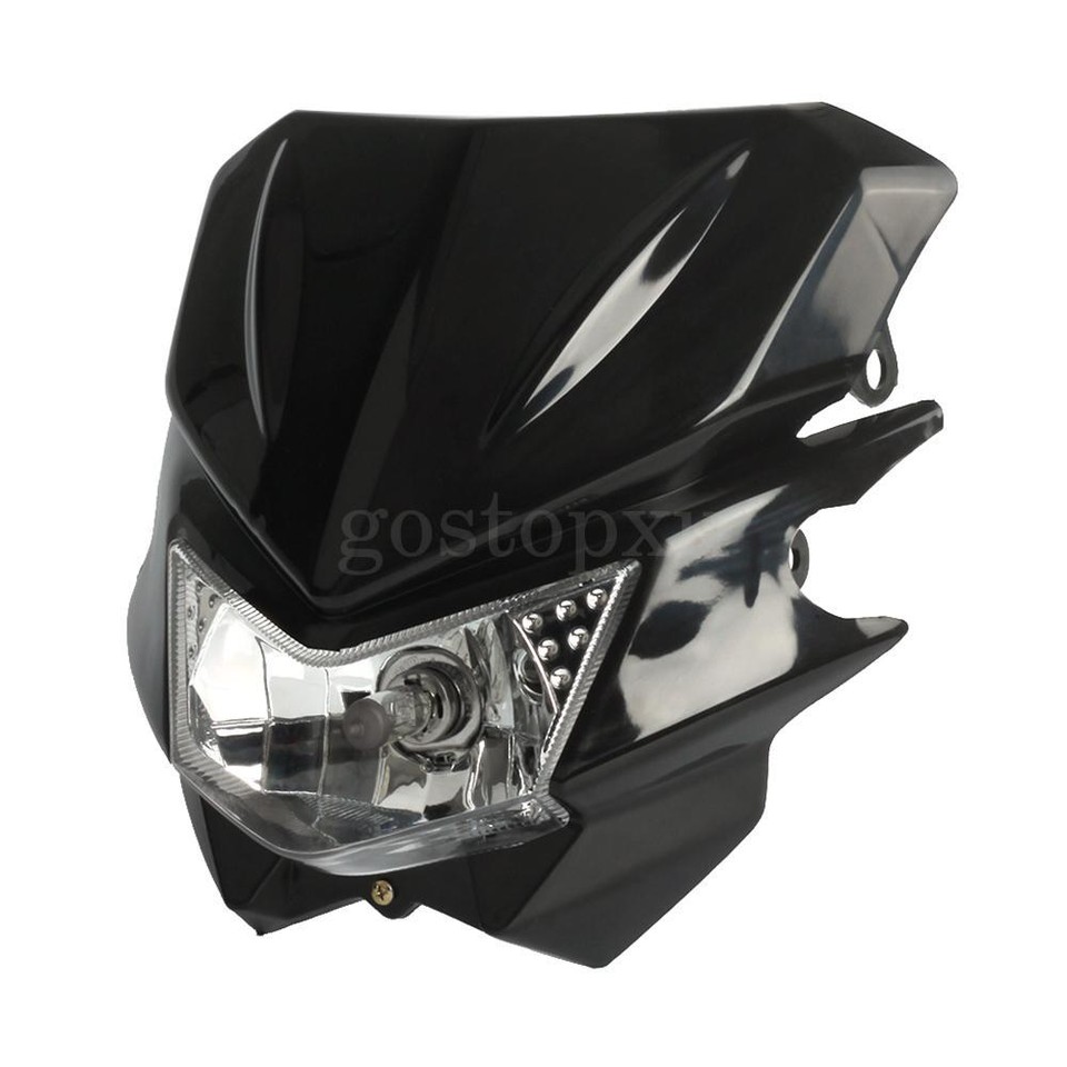 Universal Motorcycle Bike Streetfighter Street Fighter Hi/Lo Headlight ...