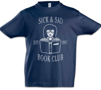 Sick & Sad Book Club Kids Boys T-Shirt Daria Fun Morgendorffer Lanes ...