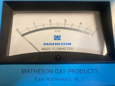MATHESON MASS FLOW METER MODELALL-5 SERIAL NUMBER 574 | eBay