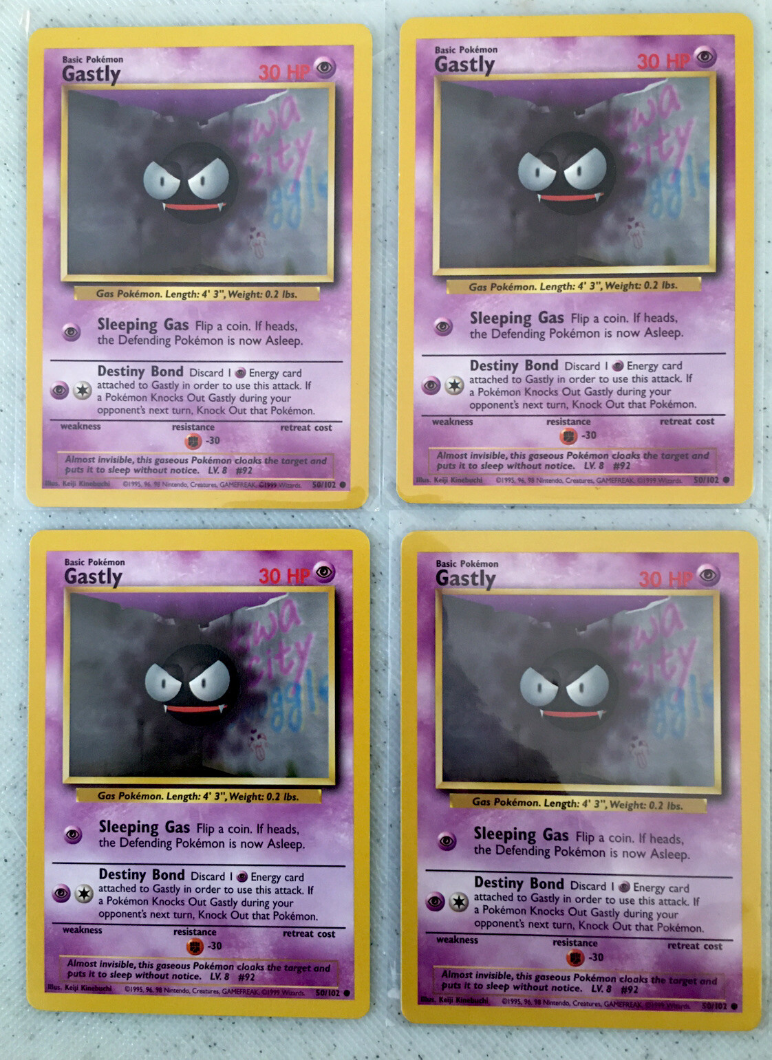 Pokémon TCG Haunter Base Set 29/102 Regular Unlimited Uncommon NM | eBay