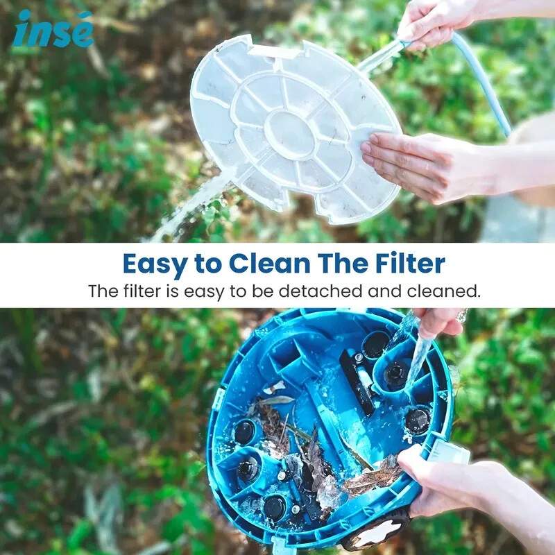 INSE Y10 Cordless Robotic Pool Cleaner, Battery Capacity 2200mAh | eBay