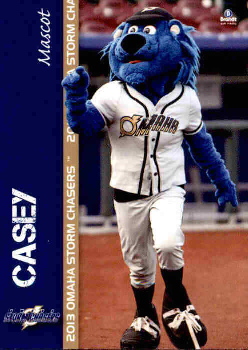 2013 Omaha Storm Chasers Brandt #32 Casey MASCOT - NM Baseball Card | eBay