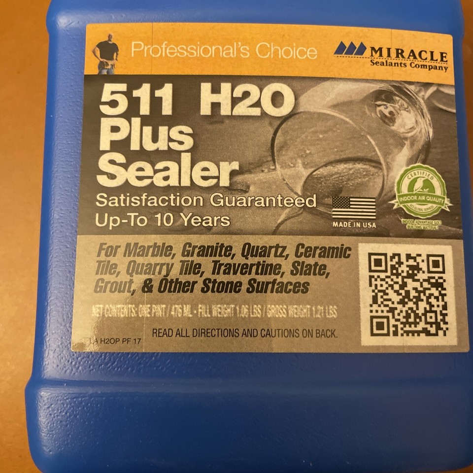 511 H20 Plus Sealer Miracle Sealants Marble Granite Quartz Travertine ...