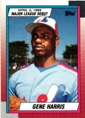 1989 TOPPS DEBUT BASEBALL CARD GENE HARRIS #52 | eBay