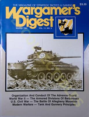 Vintage Magazine Wargamer's Digest Strategy Tactics & Gaming March 1984 ...
