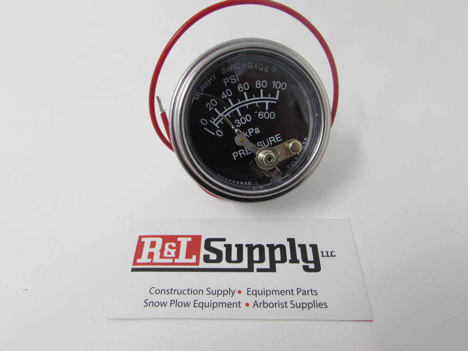 MURPHY 100 PSI OIL PRESSURE GAUGE 20P-100 05703115 CONSTRUCTION ...
