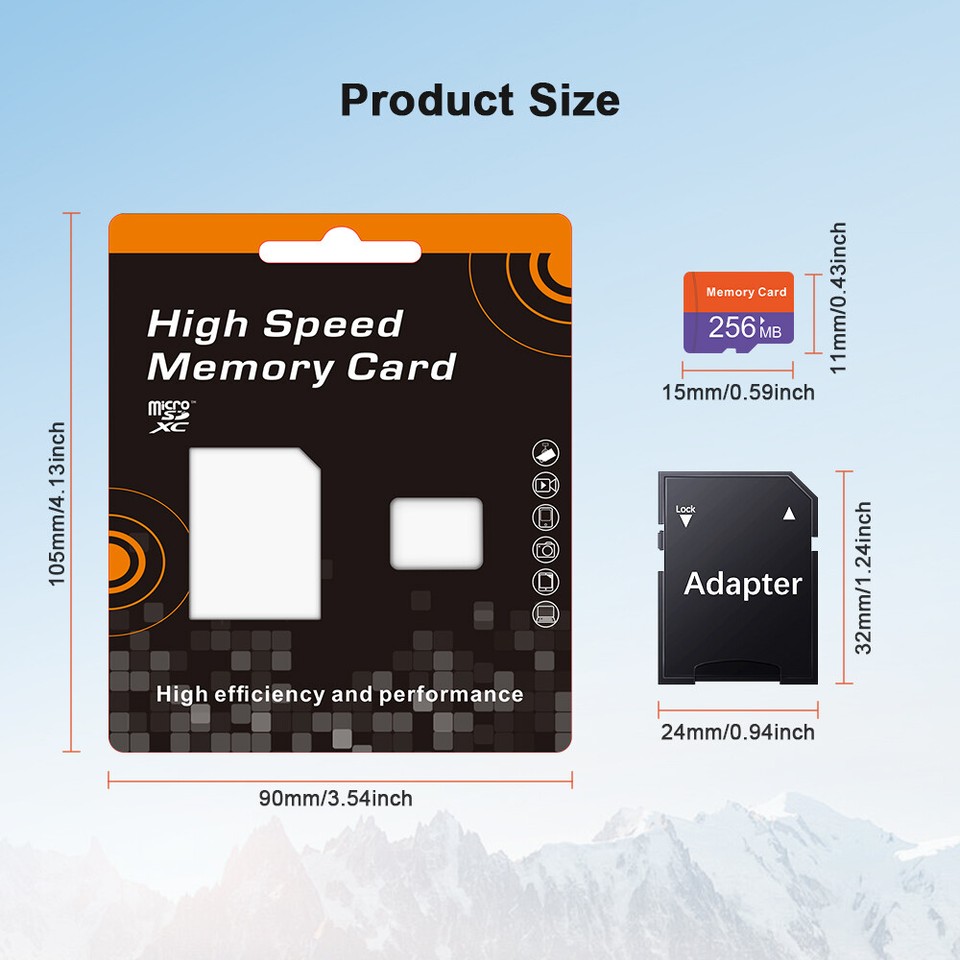 Lot Pack 256MB Micro SD Card Memory Card Secure Digital Flash Memory TF ...