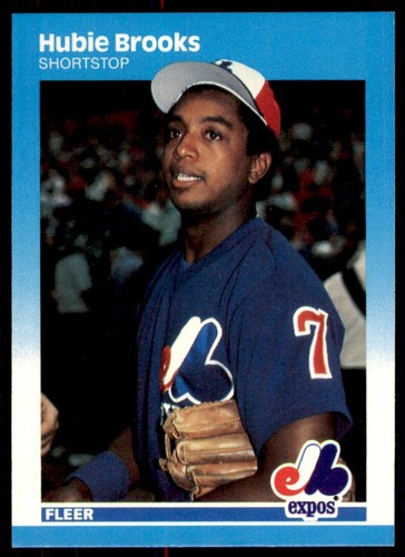 1987 Fleer Hubie Brooks ` Montreal Expos #314 | eBay
