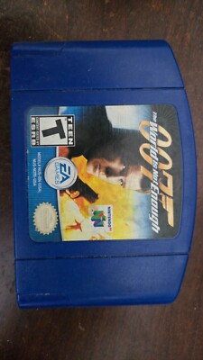 AUTHENTIC ~ TESTED ~ 007 The World is Not Enough Nintendo 64 N64 Blue ...