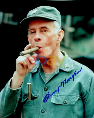Harry Morgan Colonel Potter MASH Actor Signed Autograph 8x10 Photo ...