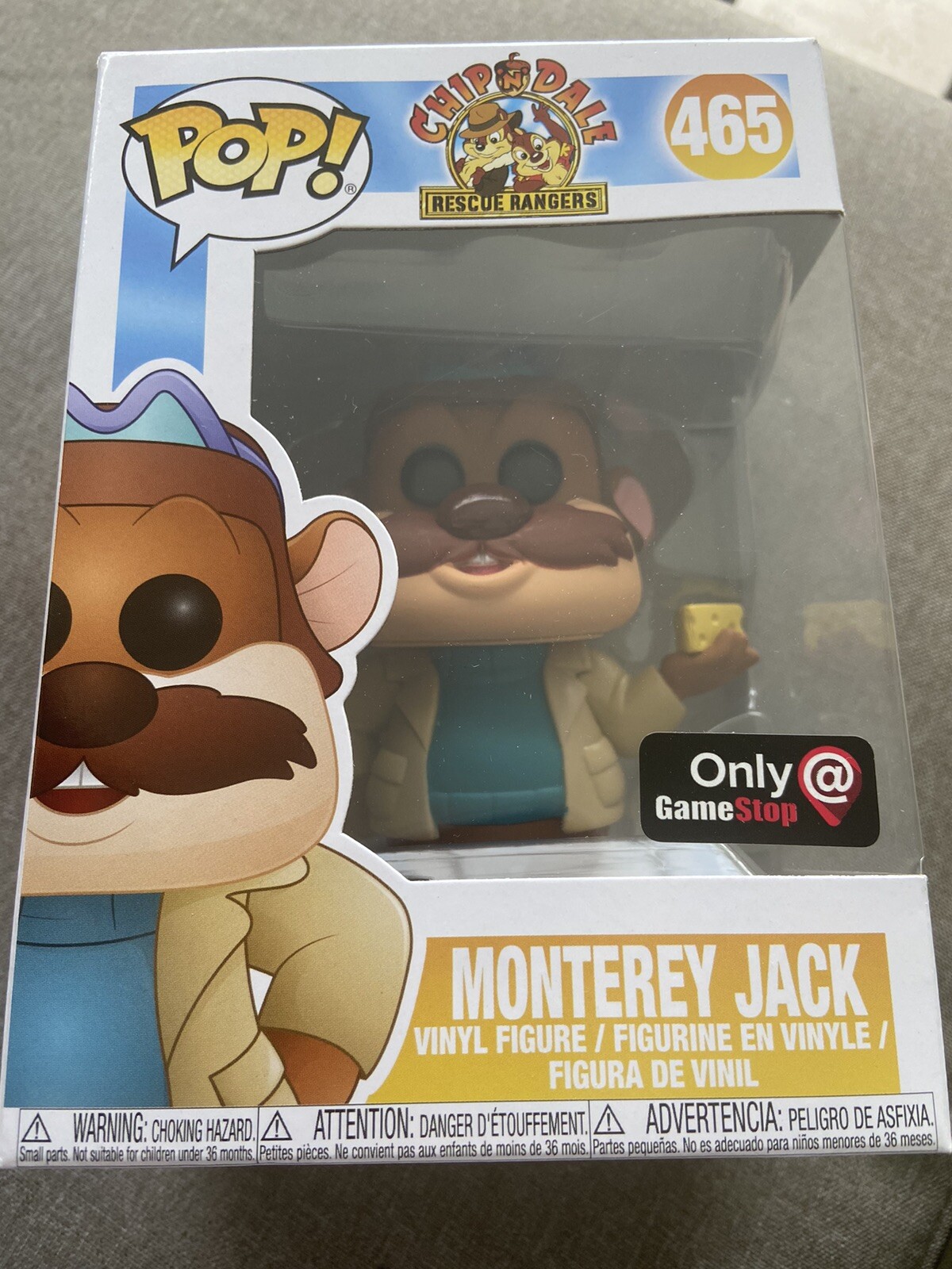 Funko Pop Chip & Dale Rescue Rangers Monterey Jack #465 GameStop ...