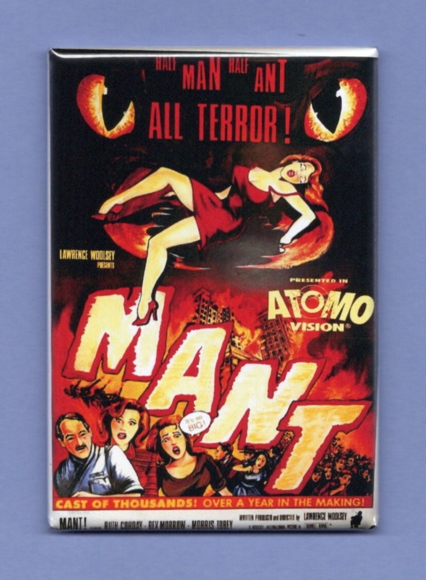 MANT MOVIE POSTER *2X3 FRIDGE MAGNET* HOLLYWOOD BIG SCREEN HALF ANT MAN ...