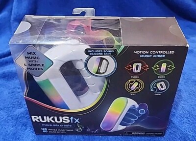 Rukus FX Hand Held Motion Controlled Music Mixer Bonus Silicone Skin ...