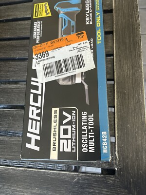 Hercules Brushless 20v Oscillating Multi-Tool, Tool Only HCB42B | eBay