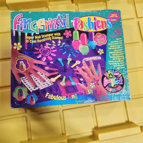Lisa Frank Fingernail Fashion Nail Stamper station press nails Vintage ...