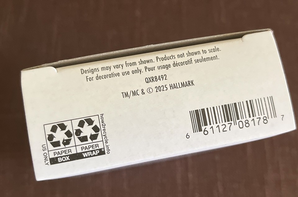 2025 HALLMARK KEEPSAKE ORNAMENT "DASHER" 1ST IN EIGHT TINY REINDEER ...