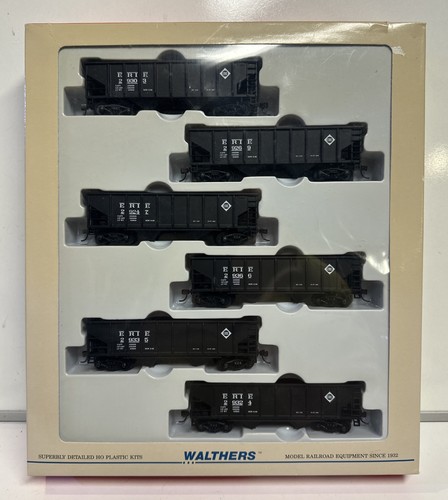 Walthers HO Scale Erie PS-3 Rib Side Twin Hoppers 6-Pack #932-944 | eBay