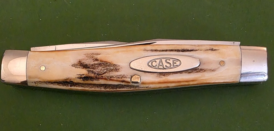 1995 CASE CLASSIC 520093 STAG MUSKRAT KNIFE - BEAUTIFUL STAG | eBay