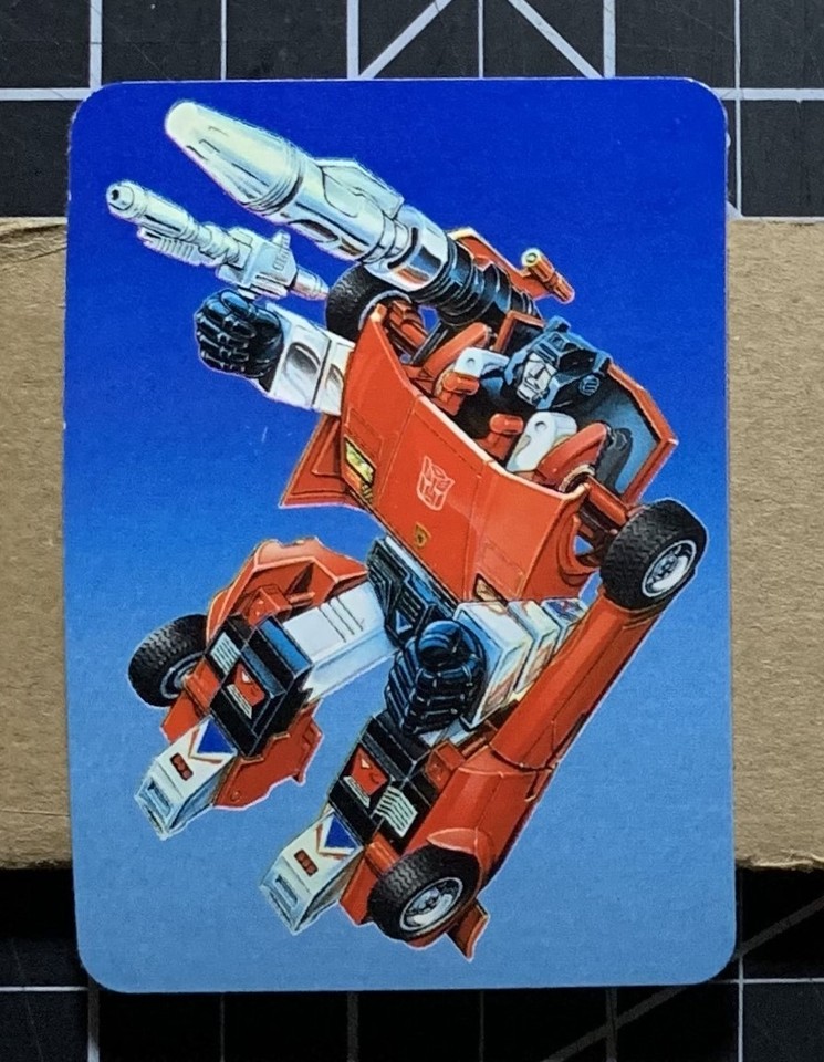 1985 Hasbro Transformers Card Singles - Pick Choose Complete Your Set ...