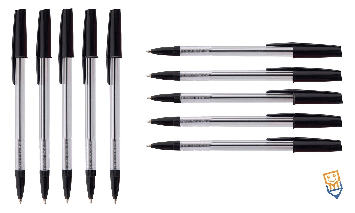 PENS Biro STYLOSTIK Ballpoint BLACK RED BLUE GREEN Free Postage GREAT ...