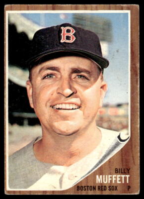 1962 Topps Billy Muffett #336 Boston Red Sox Baseball Card | eBay