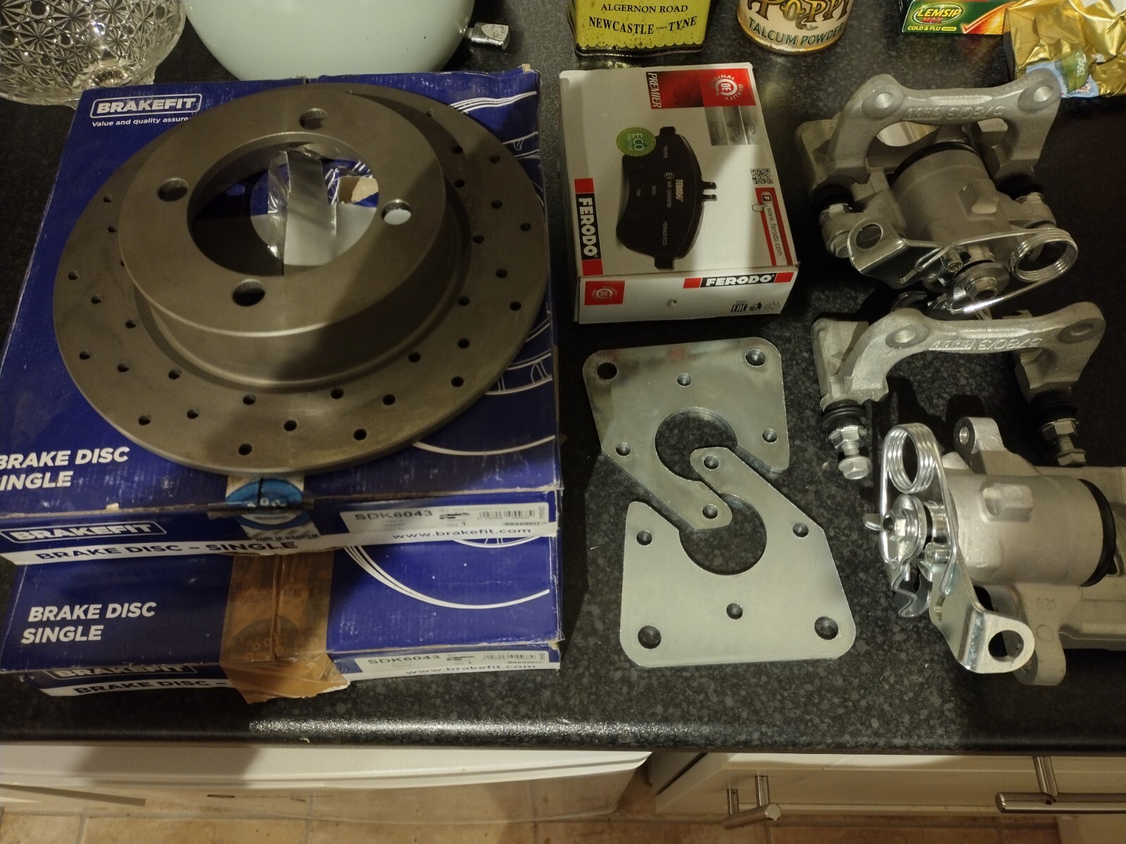 Reliant Robin Rialto Axle Trike Brake Disc Conversion Kit Brand New ...
