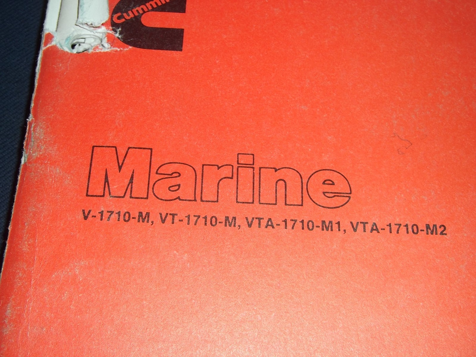 CUMMINS V1710-M VT-1710-M VTA-1710-M1 VTA-1710-M2 ENGINE PARTS MANUAL ...