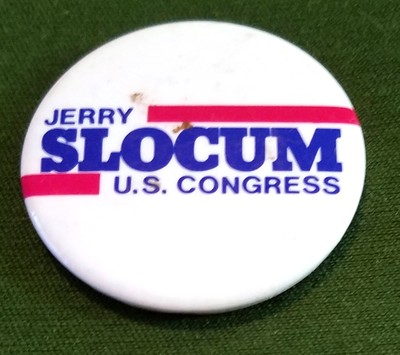 Vintage 1.5" Button Pinback "Slocum US Congress" | eBay