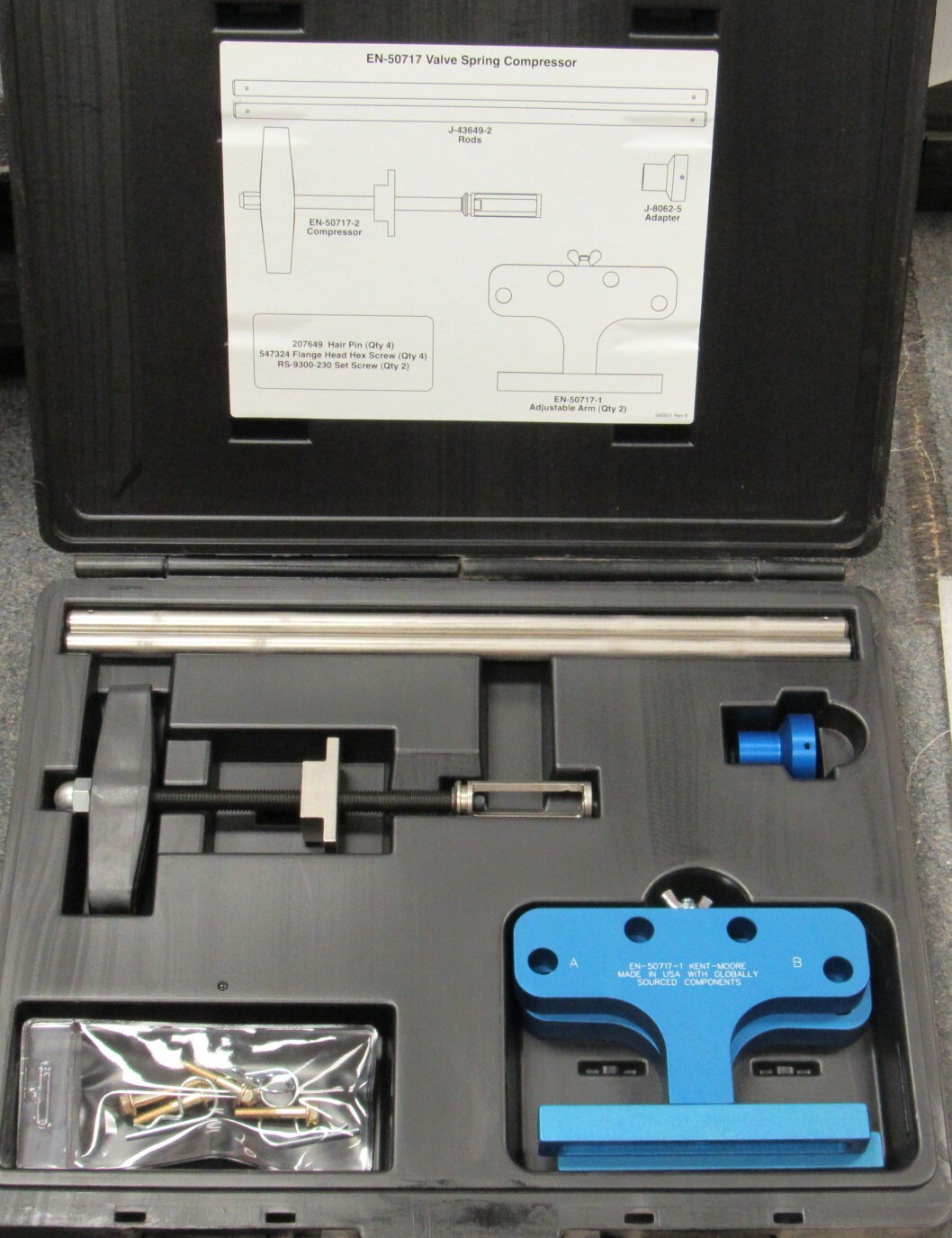 Kent+Moore+Tool+En-50717+Valve+Spring+Compressor+Kit+Cruze for sale ...
