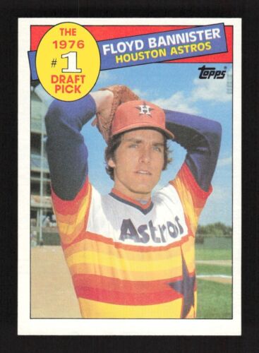 1985 Topps Baseball 1976 #1 Draft Pick Floyd Bannister #274 Houston ...