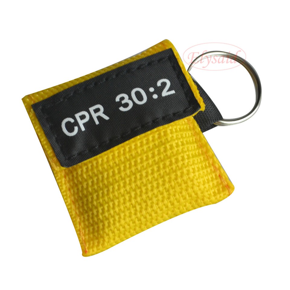 Wholesale First Aid Resuscitation 30:2 CPR Face Mask Key-ring Mouth to ...