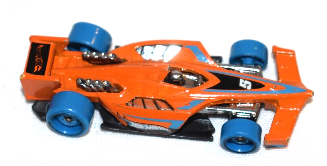 Hot Wheels 2014 Orange #5 Race Car Made in Malaysia CFG97 | eBay
