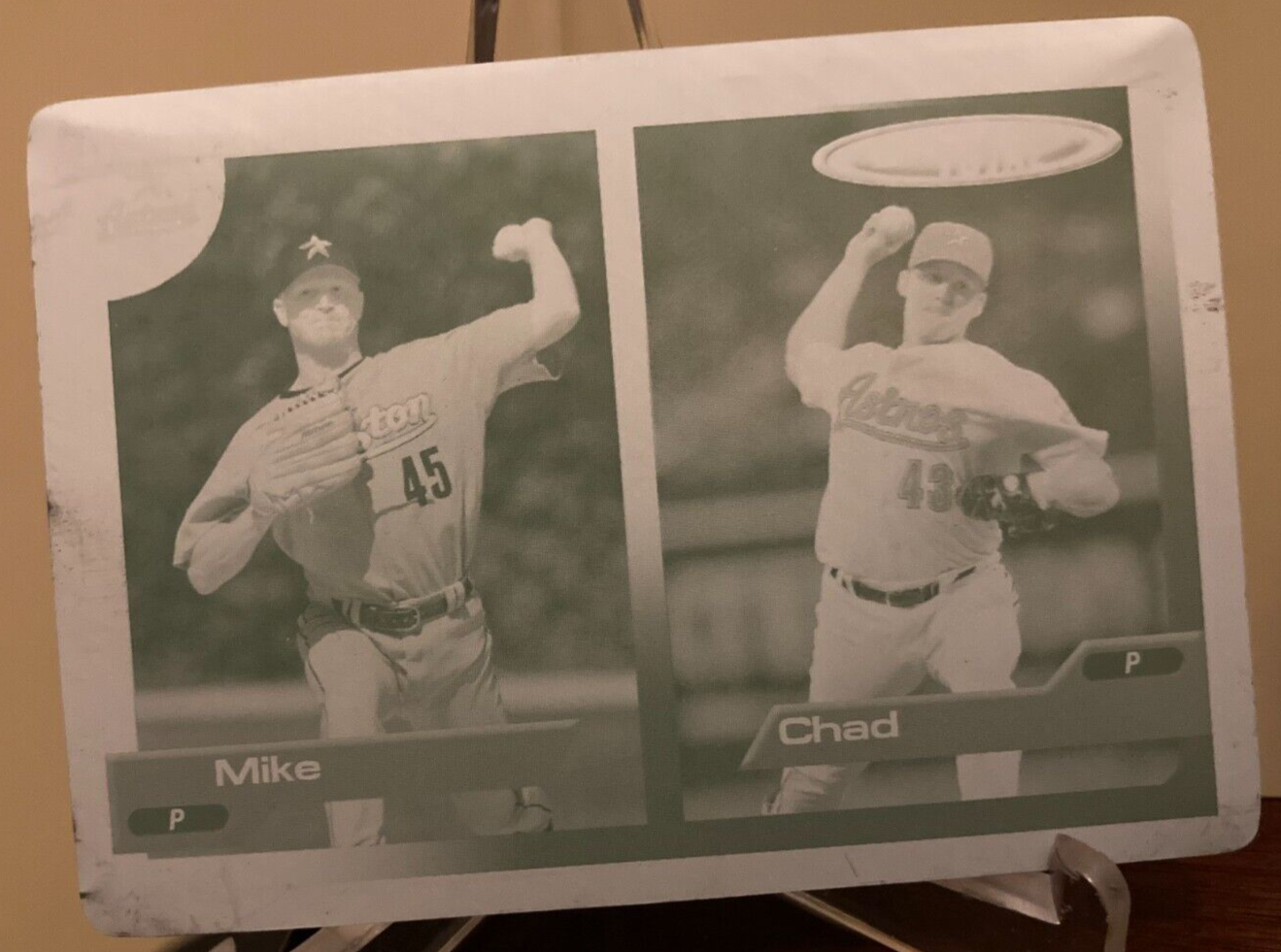 Mike Gallo & Chad Harville 2005 Topps Total Printing Press Plate - 1/1 ...