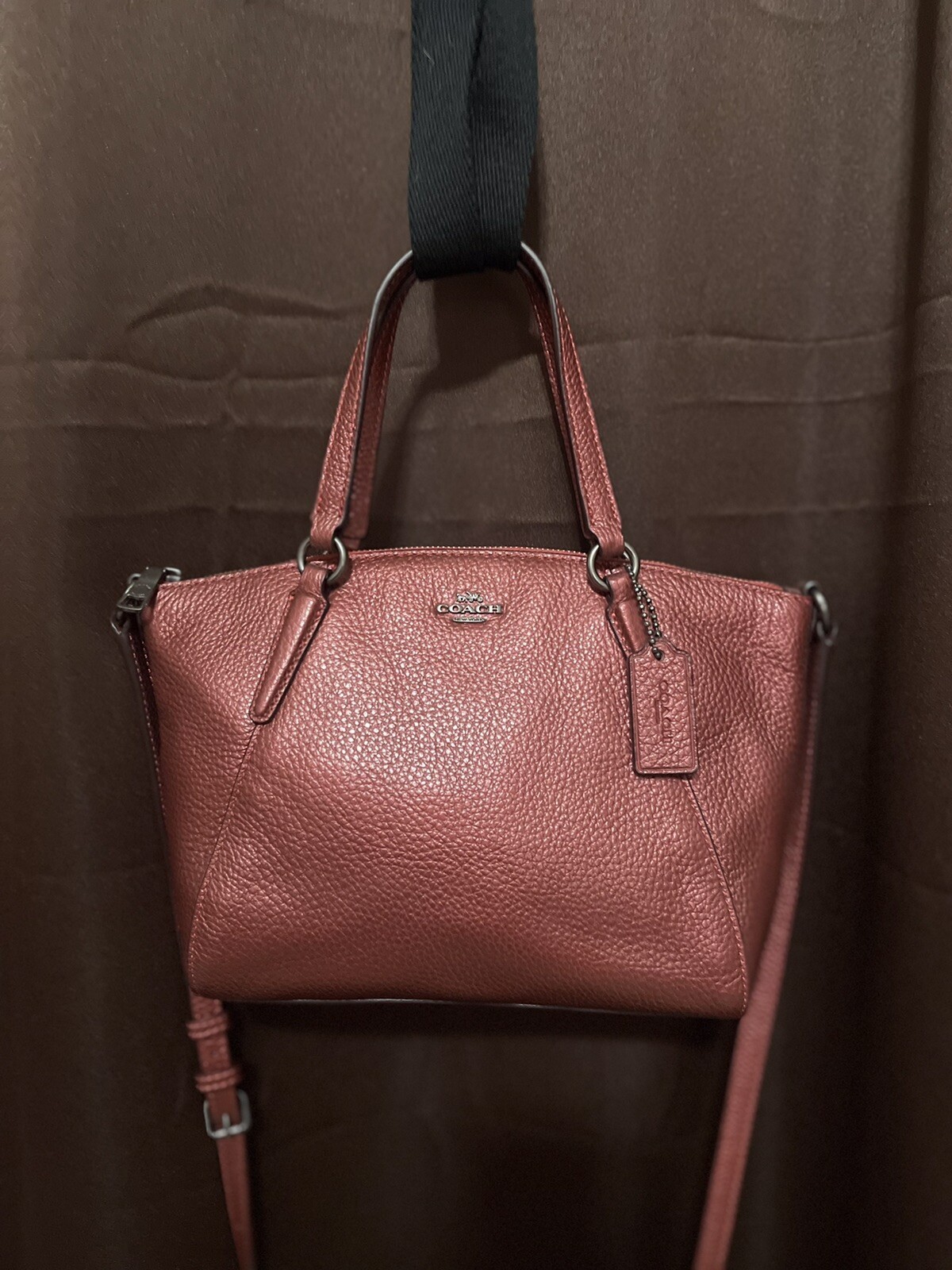 Coach Kelsey crossbody metalic red - Gem